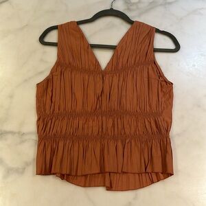 Frame Denim | Tops | Nwt Frame Cinched Crinkle Tank | Poshmark